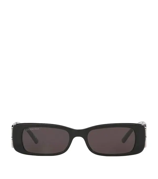 Balenciaga Metal Bb0096s Sunglasses - Gold