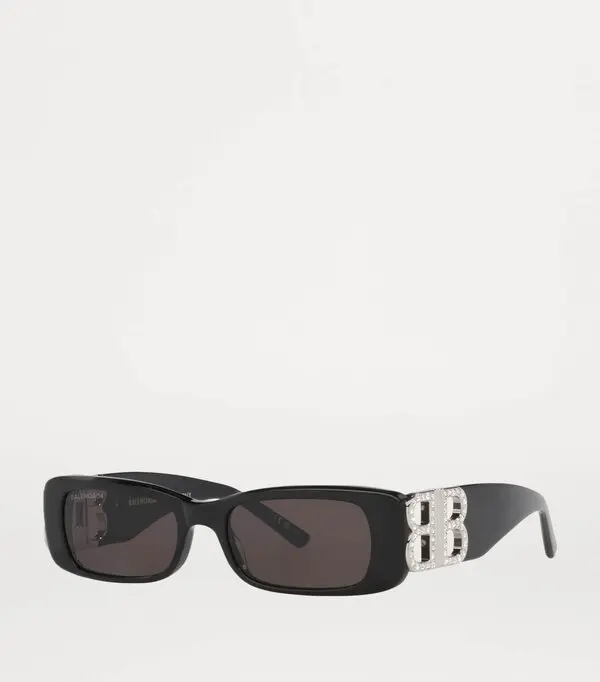 Balenciaga Metal Bb0096s Sunglasses - Gold