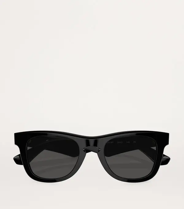 Burberry Acetate Square Frame Sunglasses - Black