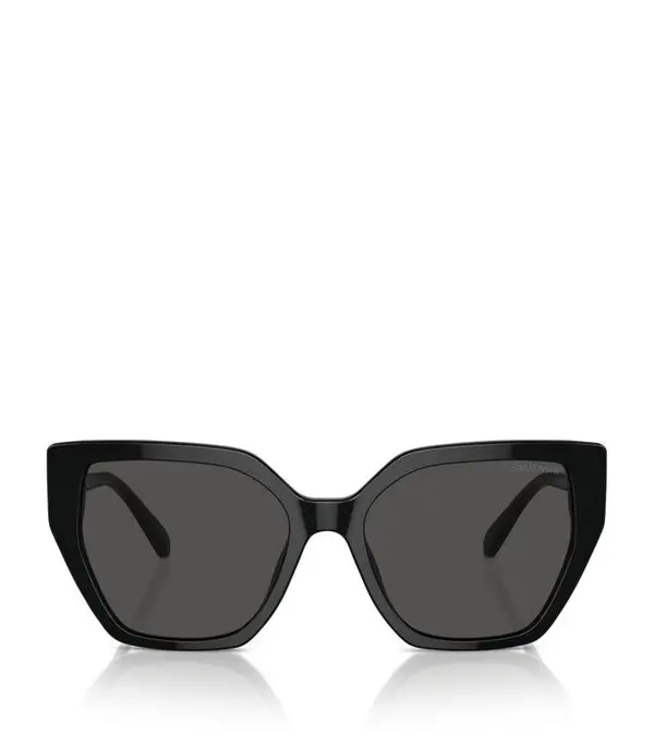 SWAROVSKI Acetate Sk6016 Sunglasses - Black