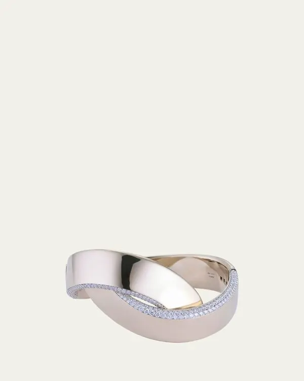 Vhernier Abbraccio 18k Diamond Bangle