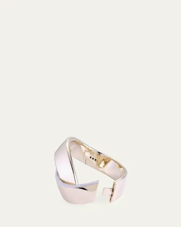 Vhernier Abbraccio 18k Diamond Bangle
