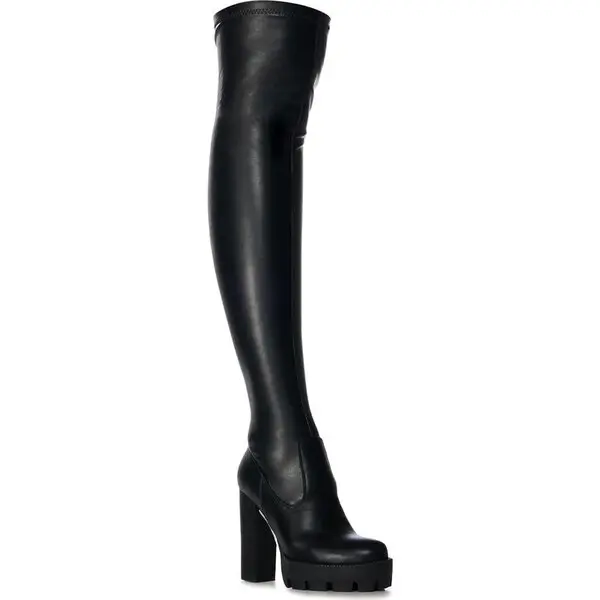 AZALEA WANG Ashland Over-the-knee Platform Boots