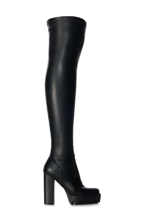AZALEA WANG Ashland Over-the-knee Platform Boots