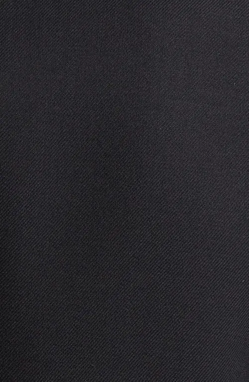Dolce & Gabbana Hourglass Double Breasted Long Wool & Silk Blend Tuxedo Jacket