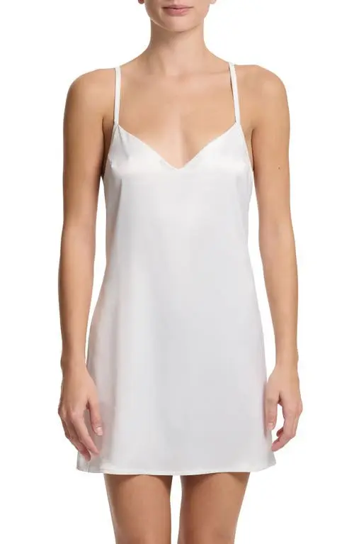 Hanky Panky Satin Chemise - Light Ivory