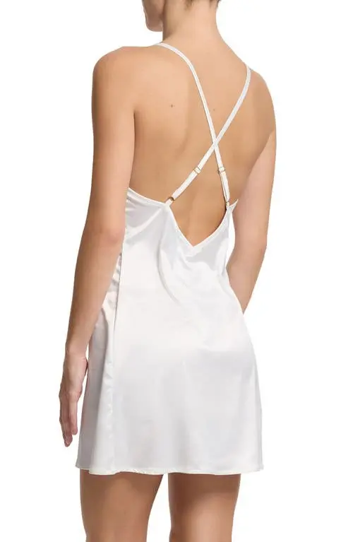 Hanky Panky Satin Chemise - Light Ivory