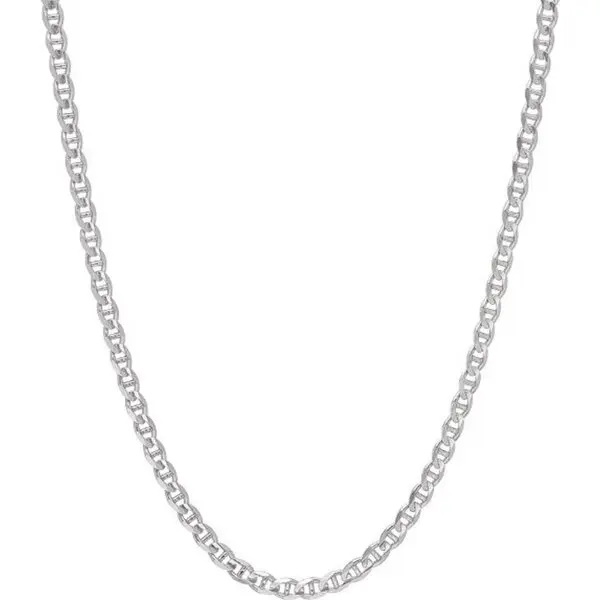 DONATELLO GIAN Sterling Mariner Link Chain Necklace - Silver