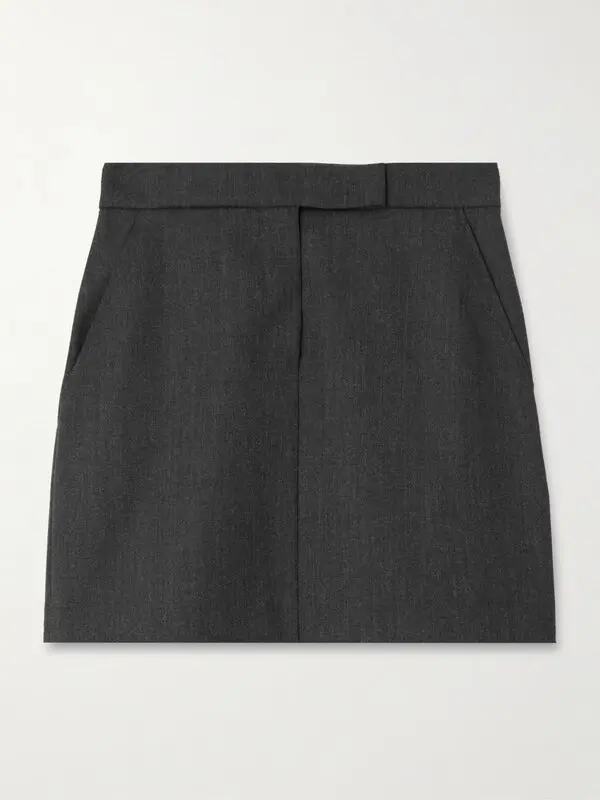 Max Mara Sondalo Wool-twill Mini Skirt