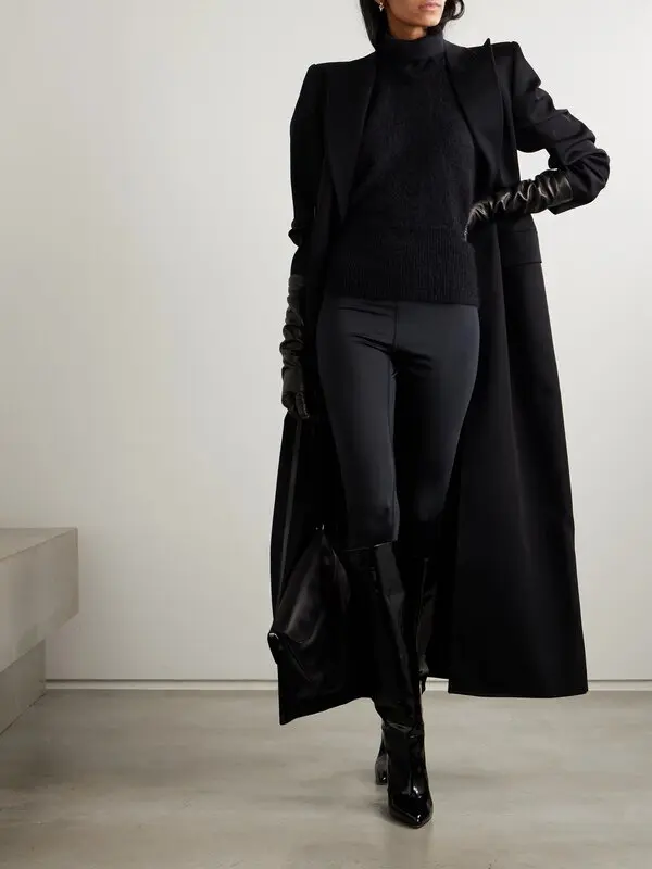 Magda Butrym Open-back Mohair-blend Turtleneck Tank