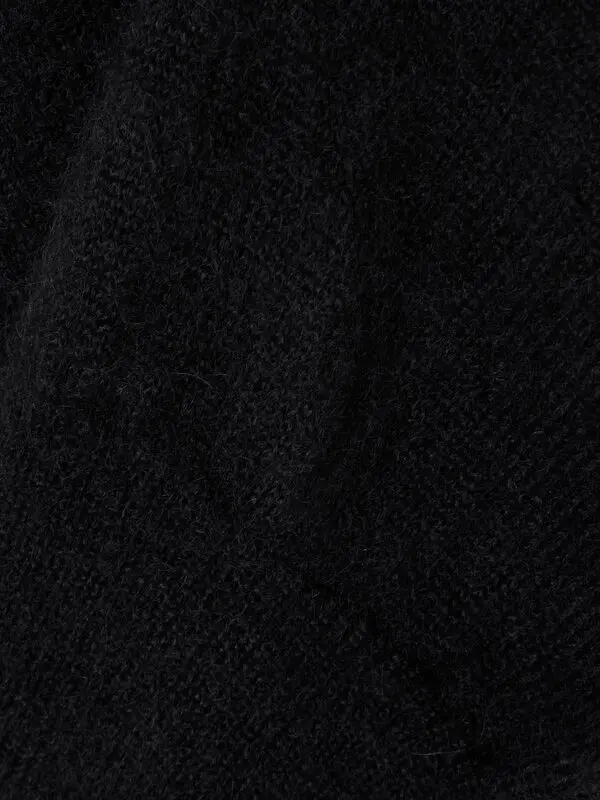 Magda Butrym Open-back Mohair-blend Turtleneck Tank