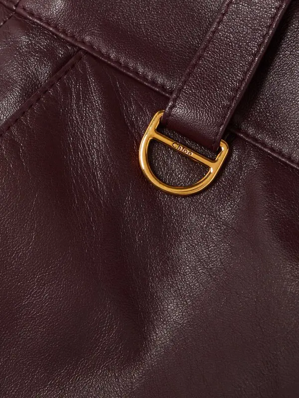 Chloé Leather Shorts