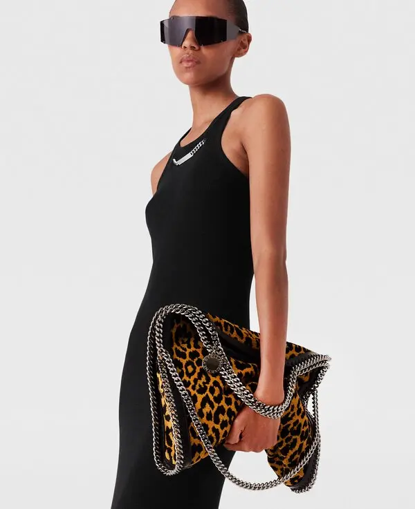Stella McCartney Leopard Falabella Tote Bag