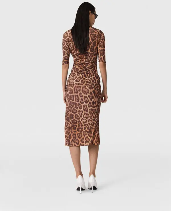 Stella McCartney Leopard High-neck Top