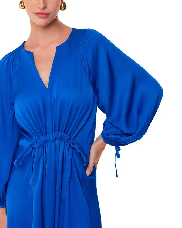 Whistles Molly Satin Midi Dress