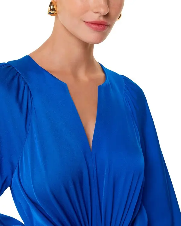 Whistles Molly Satin Midi Dress