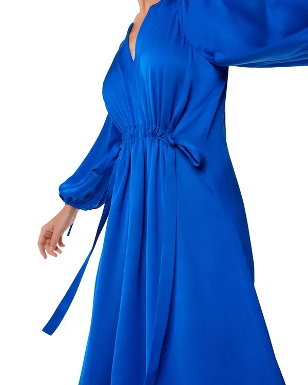 Whistles Molly Satin Midi Dress