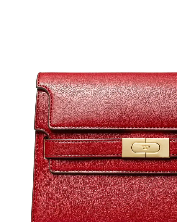 Tory Burch Lee Radziwell Shoulder Bag - Ruby/gold