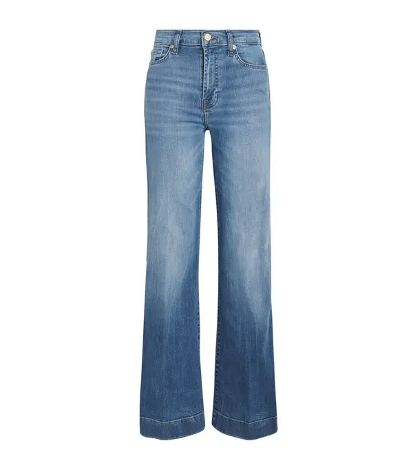 7 For All Mankind Modern Dojo Soho Flared Jeans - Blue