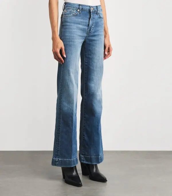 7 For All Mankind Modern Dojo Soho Flared Jeans - Blue