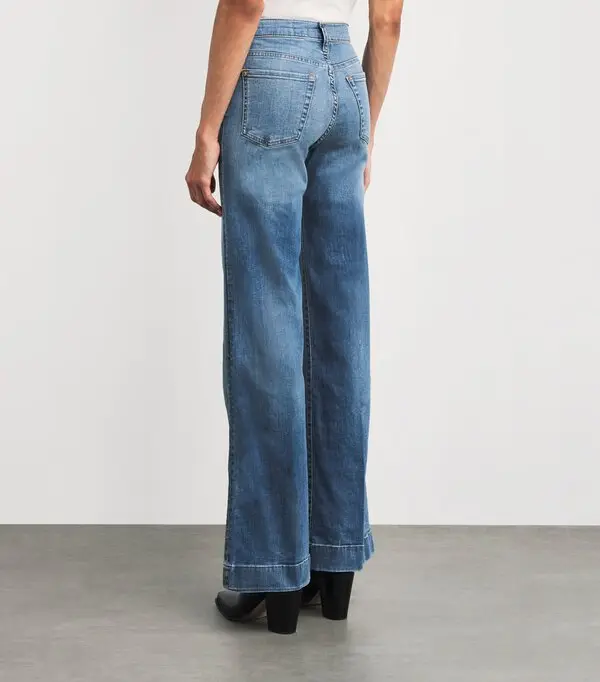 7 For All Mankind Modern Dojo Soho Flared Jeans - Blue