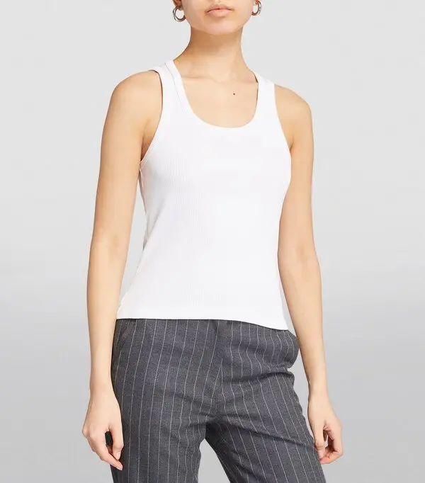 Maje Logo Patch Tank Top