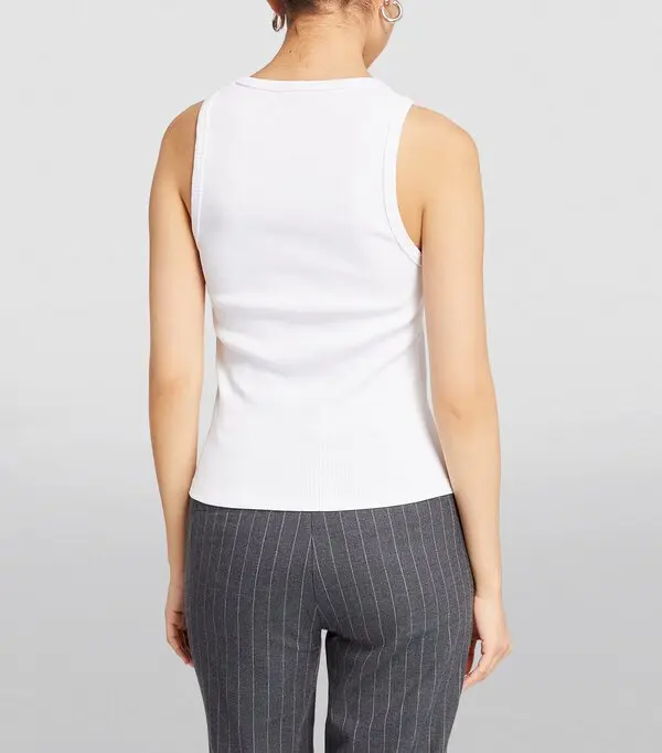 Maje Logo Patch Tank Top