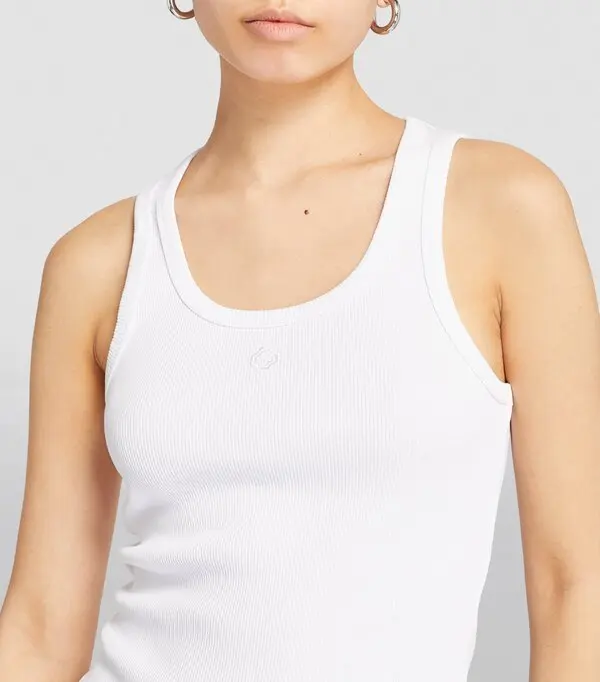 Maje Logo Patch Tank Top