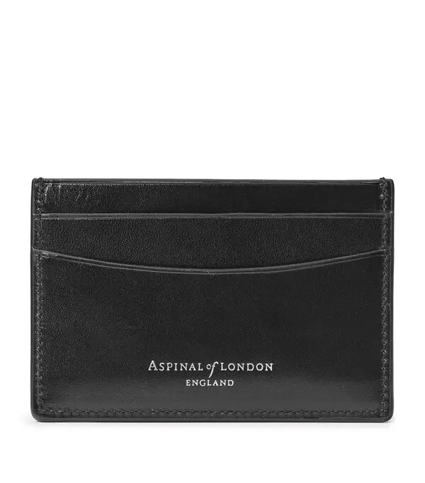 ASPINAL OF LONDON Slim Card Holder - Black