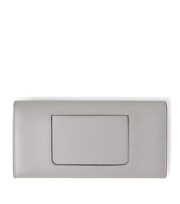 Mulberry Leather Darley Wallet - Grey