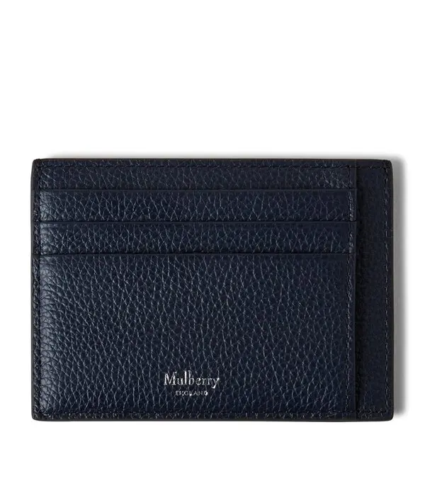 Mulberry Leather Heritage Logo Card Holder