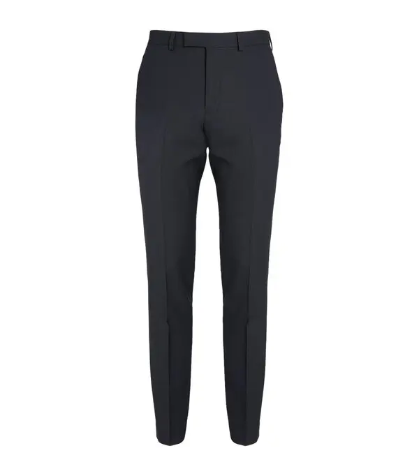 Sandro Wool Suit Trousers - Blue