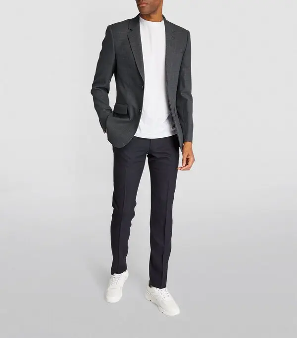 Sandro Wool Suit Jacket - Black