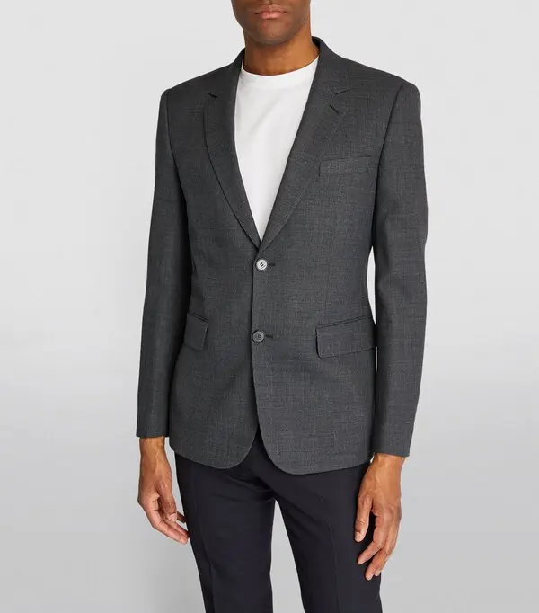 Sandro Wool Suit Jacket - Black