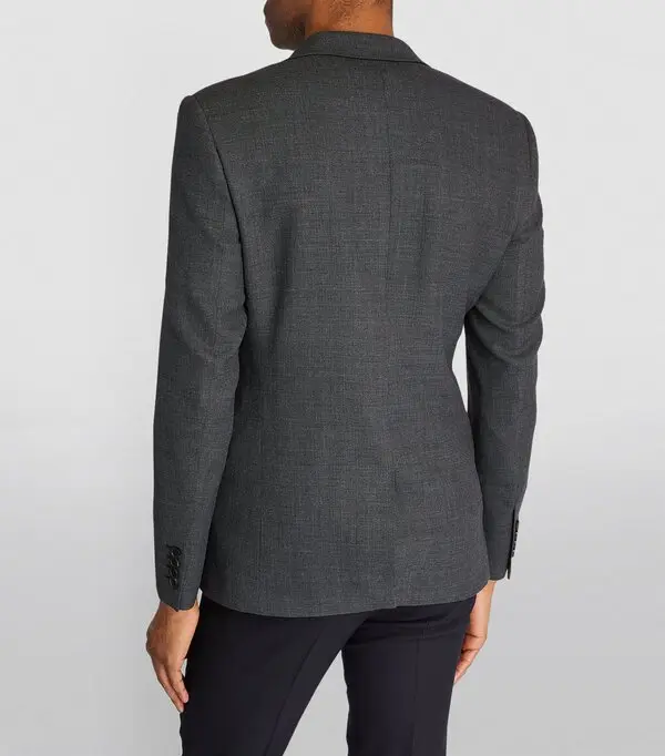 Sandro Wool Suit Jacket - Black