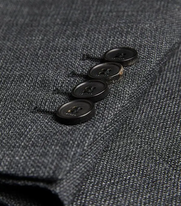 Sandro Wool Suit Jacket - Black