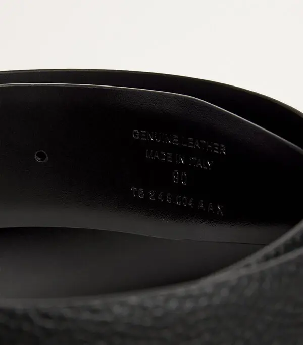 TOM FORD Leather Reversible T Icon Belt