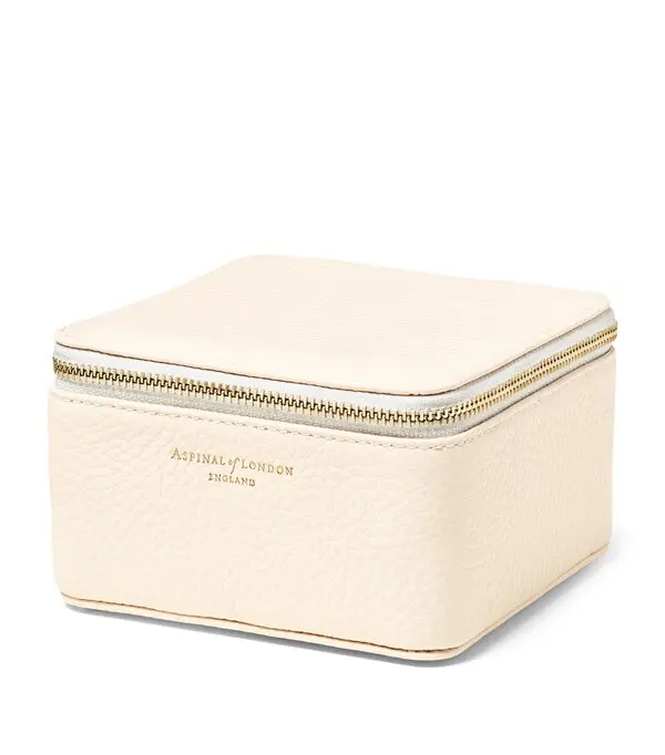 ASPINAL OF LONDON Leather Watch And Ring Box