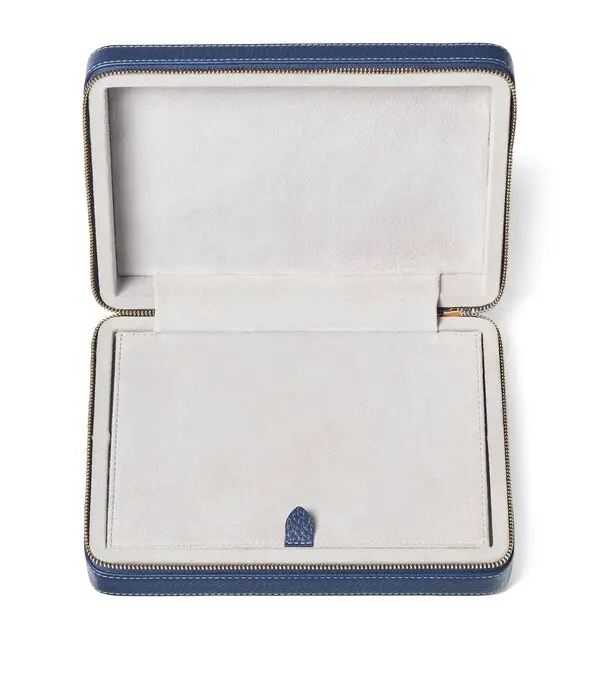 ASPINAL OF LONDON Large Leather Jewellery Case