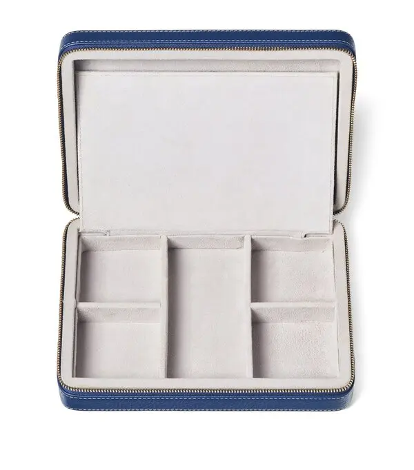 ASPINAL OF LONDON Large Leather Jewellery Case