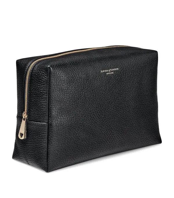 ASPINAL OF LONDON Large London Makeup Bag - Black