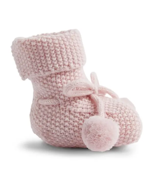 Trotters Pom-pom Booties