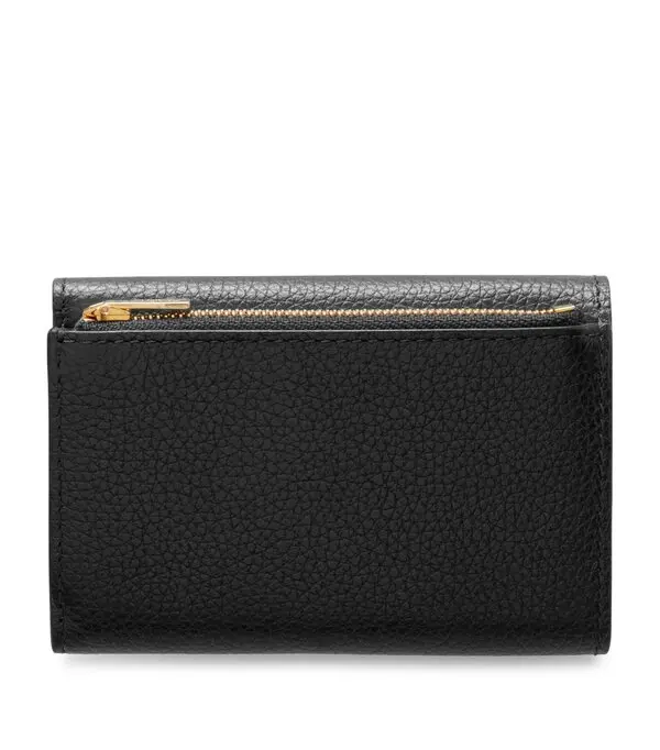 Mulberry Leather Folded Multi-card Wallet - Black