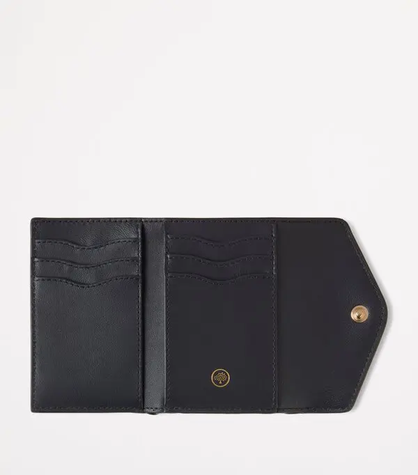 Mulberry Leather Folded Multi-card Wallet - Brown