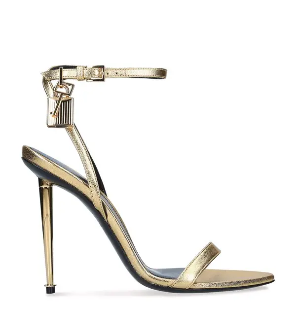 TOM FORD Leather Padlock Sandals