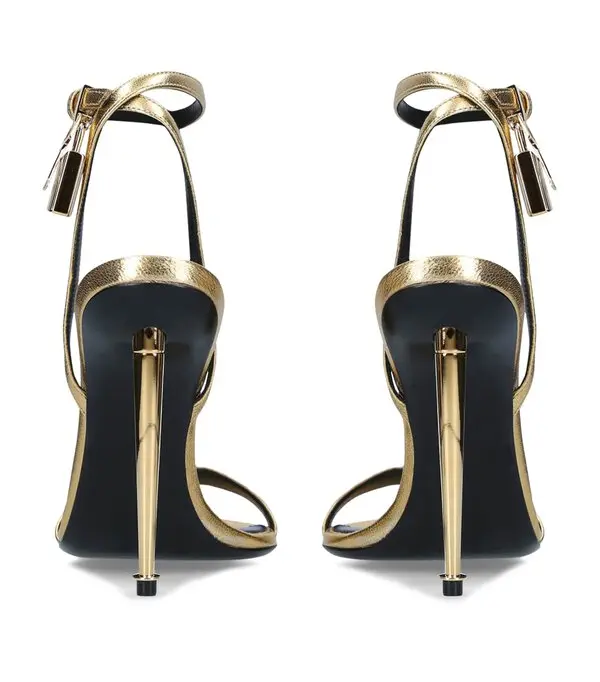 TOM FORD Leather Padlock Sandals