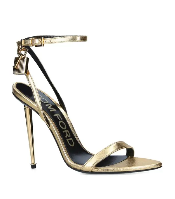 TOM FORD Leather Padlock Sandals