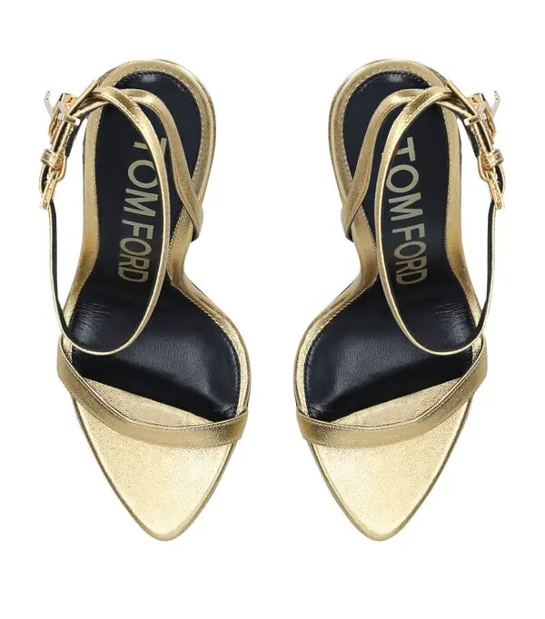 TOM FORD Leather Padlock Sandals