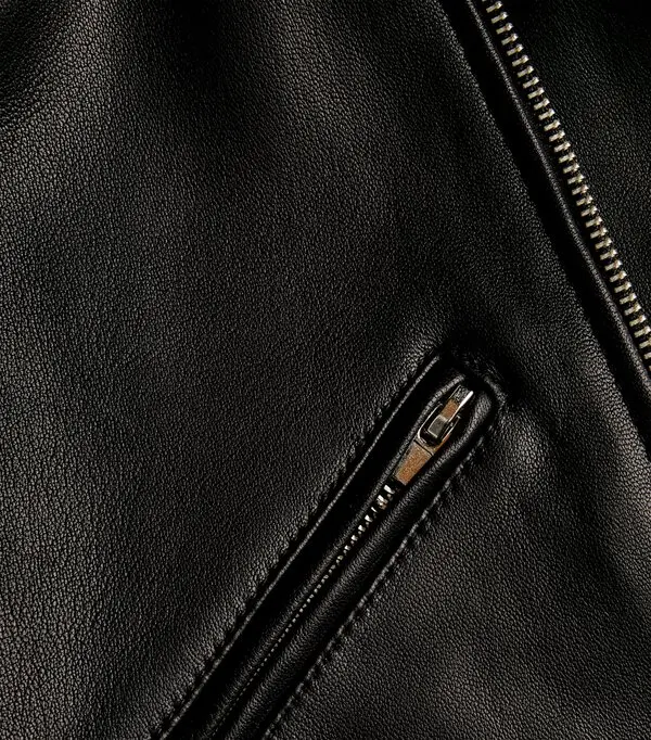 Maje Leather Biker Jacket