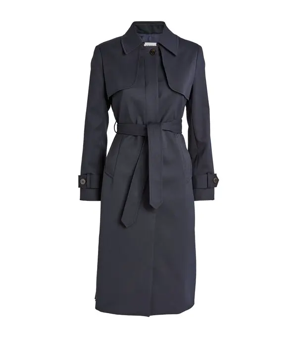 Sandro Pleated Trench Coat